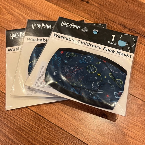 Warner Bros. | Accessories | Childrens Harry Potter Cloth Face Masks ...